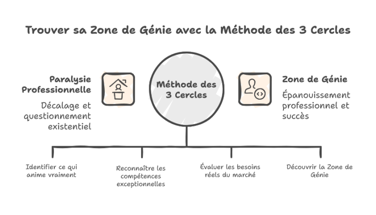 Méthode des 3 Cercles : Passion, Talent et Marché