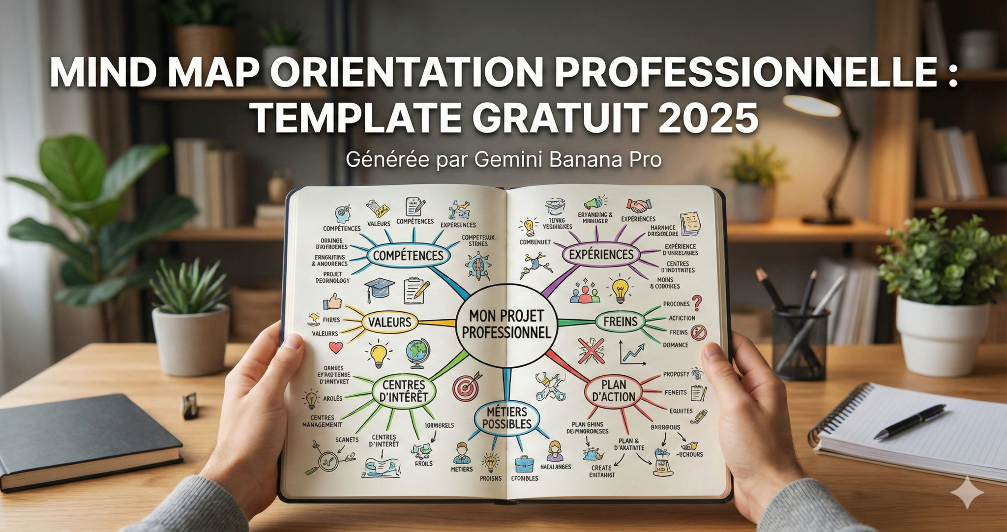 Mind Map Orientation Professionnelle : Template Gratuit